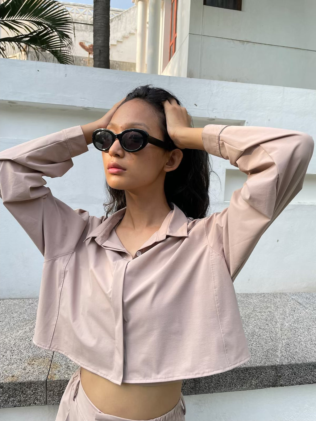 Stone Cropped Overshirt – Pace Active Designs Private Limited