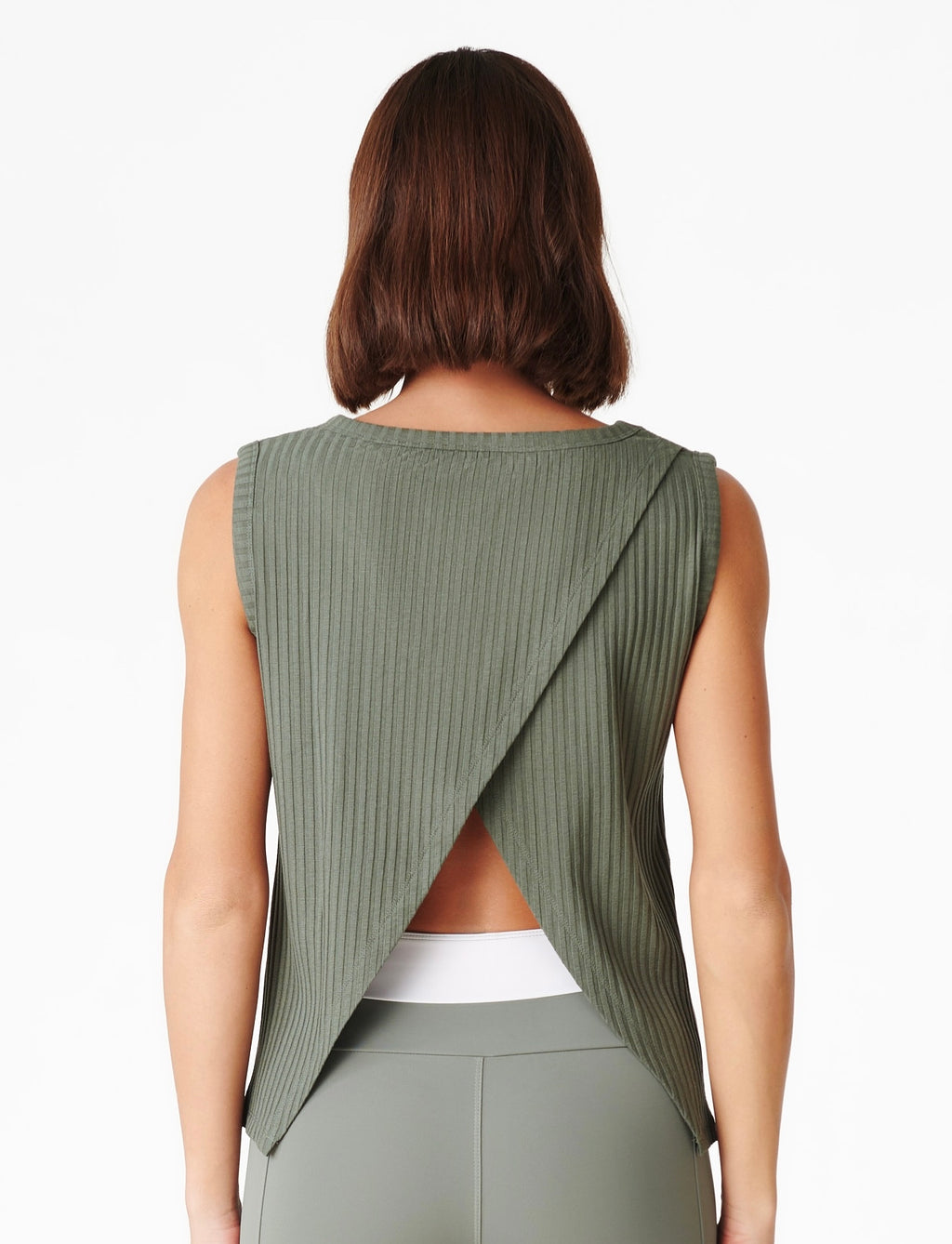 Sage Back Detail Muscle Tank – Pace Active Designs Private Limited